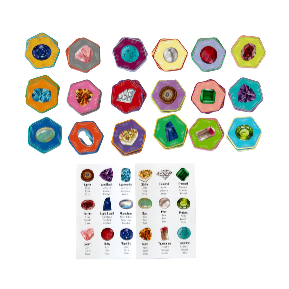 Gemstones Little Memory & Matching Game – Beautiful Journey